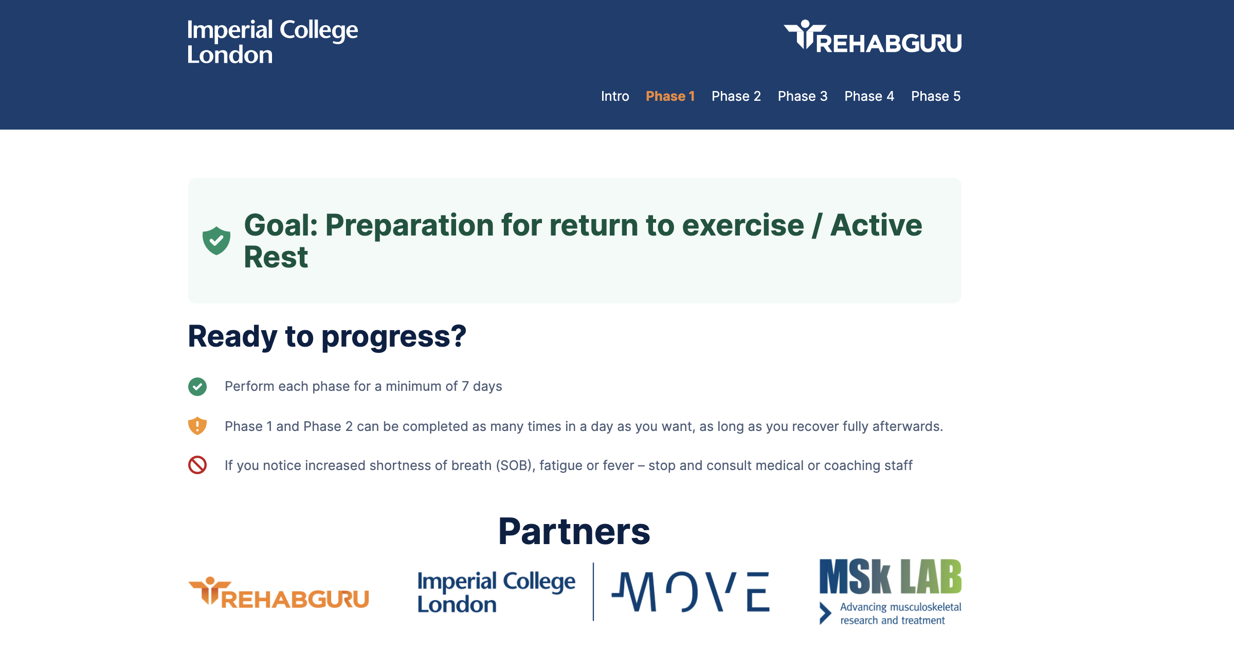 Rehab Guru's Imperial Collage COVID-19 Collaboration