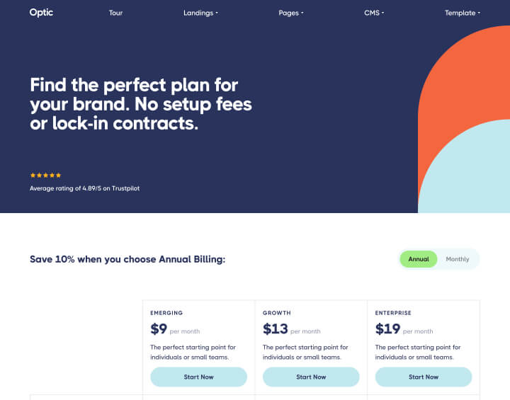 Optic - Webflow HTML Website Template