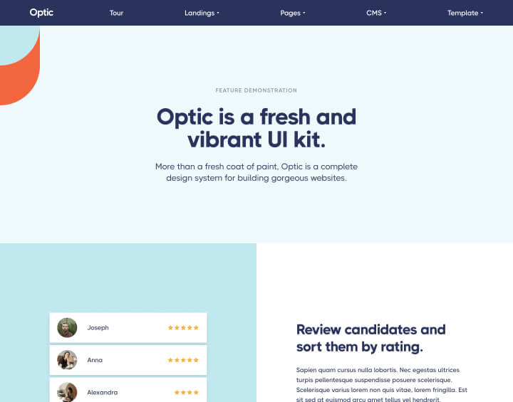 Optic - Webflow HTML Website Template