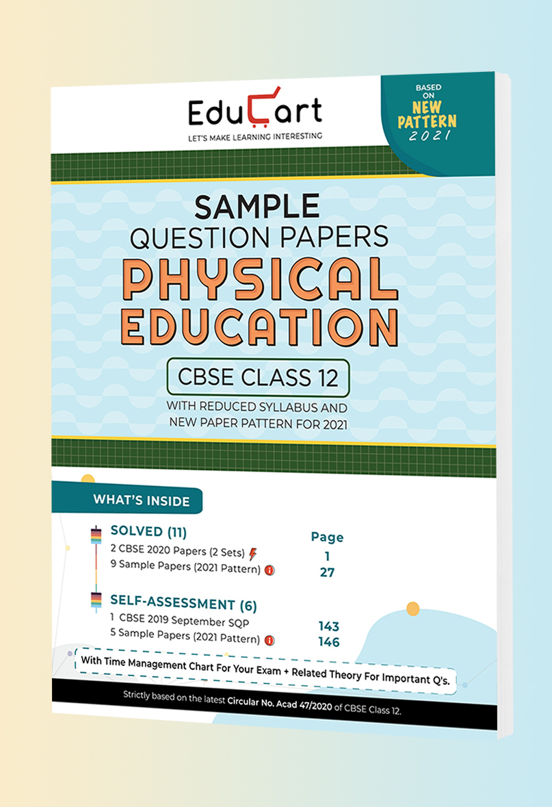 Educart CBSE Sample Question Papers Physical Education Class 12