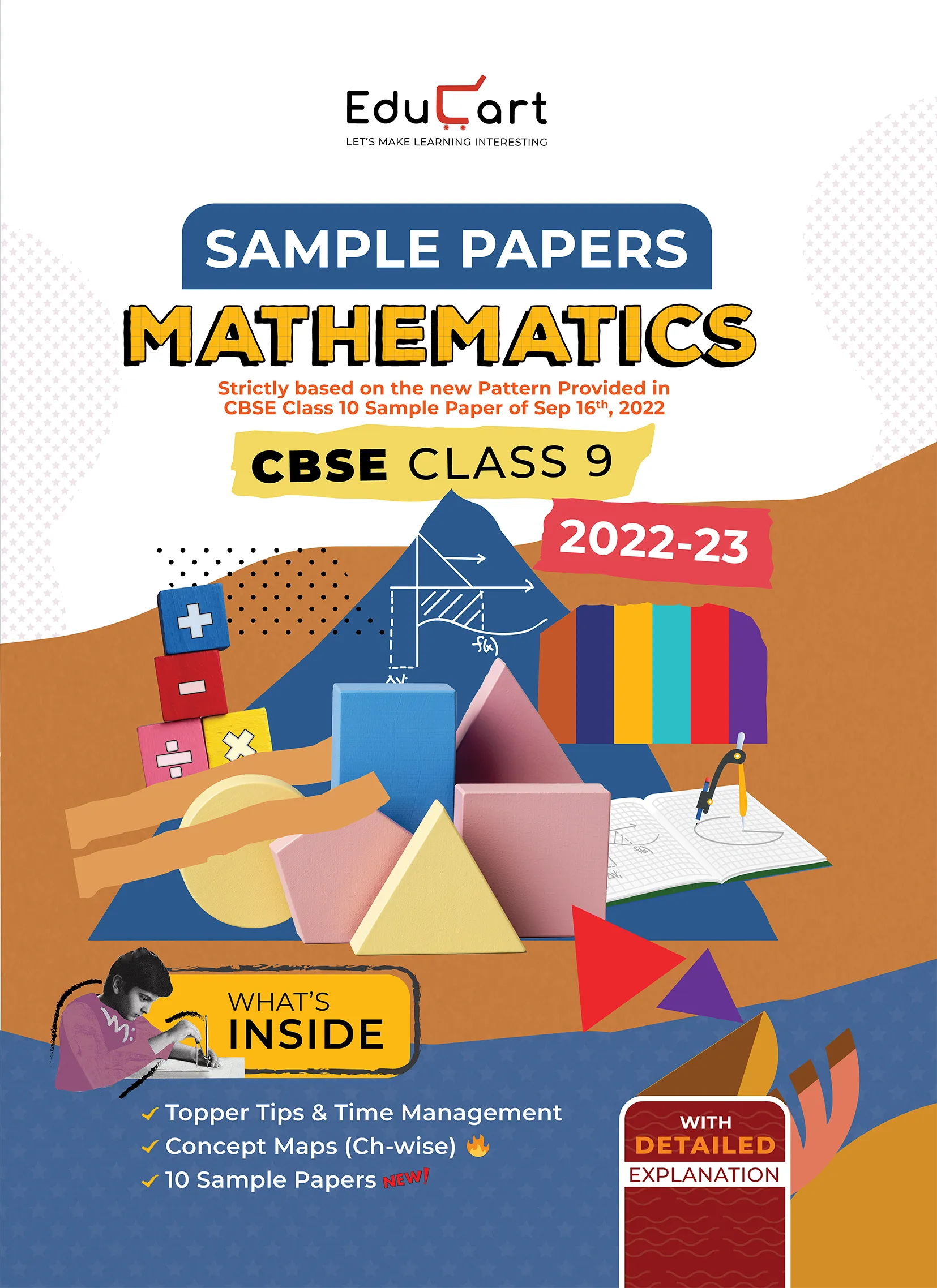 CBSE Class 9 Mathematics Standard 22-23 Sample Paper Solutions PDF