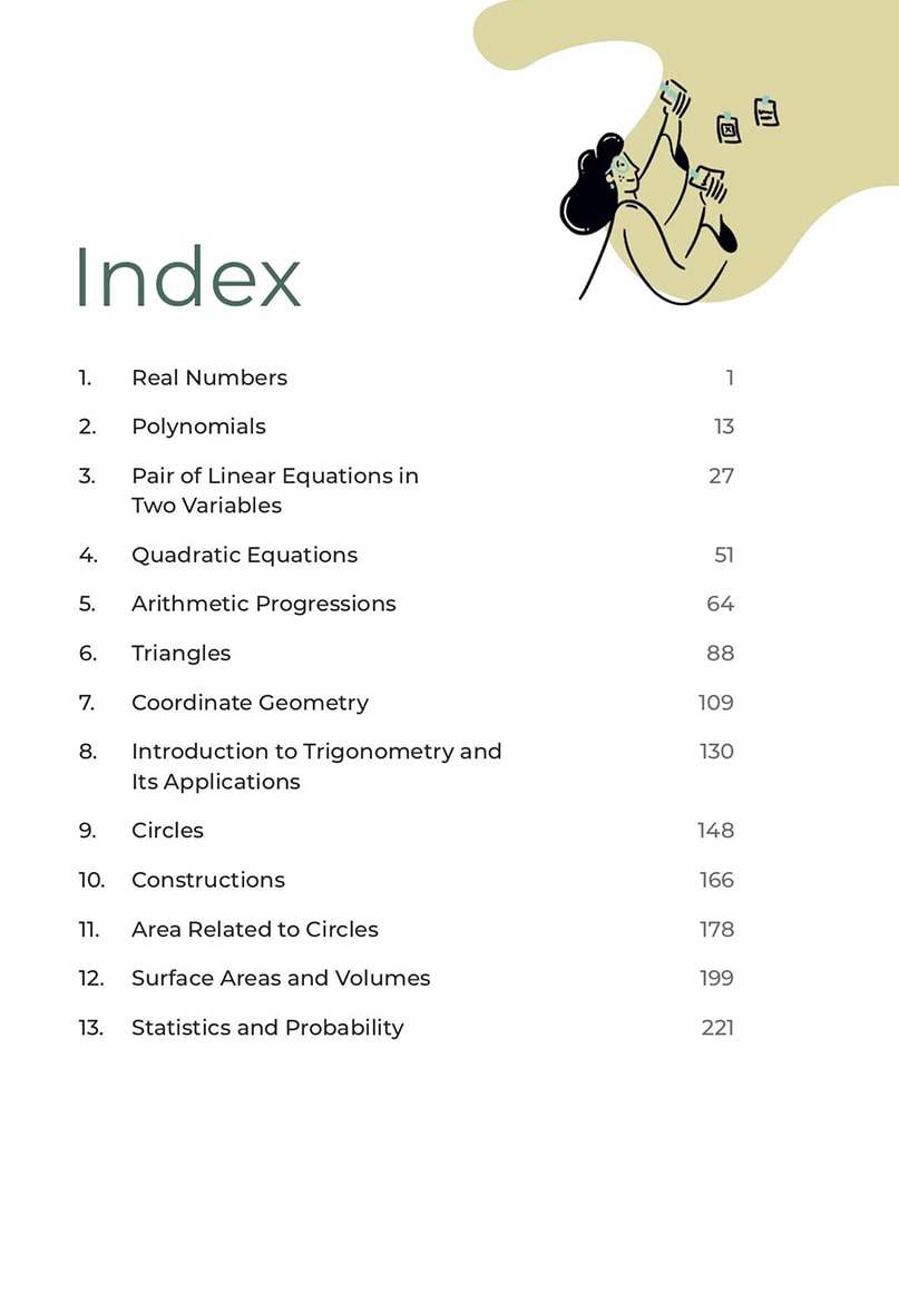 Educart MATHEMATICS Class 10 NCERT Exemplar Problems Solutions 2024 25