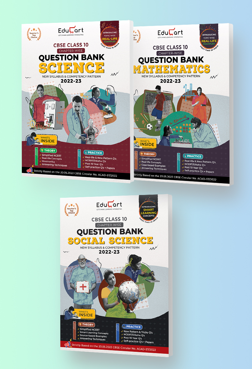 Educart Class 10 Question Banks for CBSE 2024-25 Exams