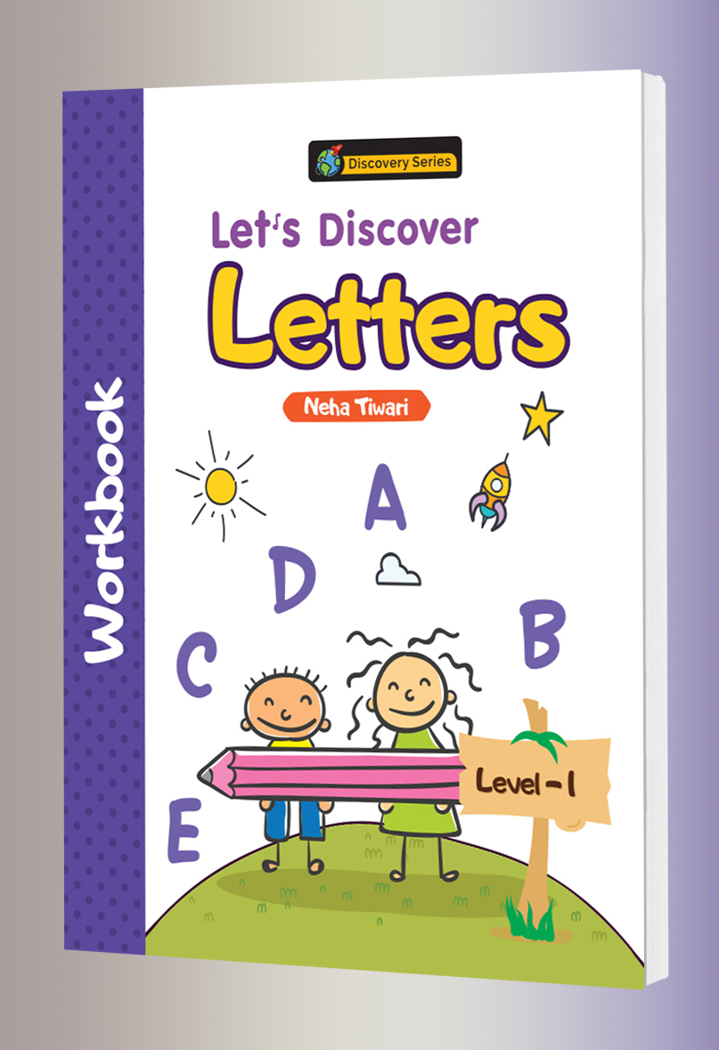 Educart English Lets Discover Letters Workbook for Nursery (3-5 Years Kids)