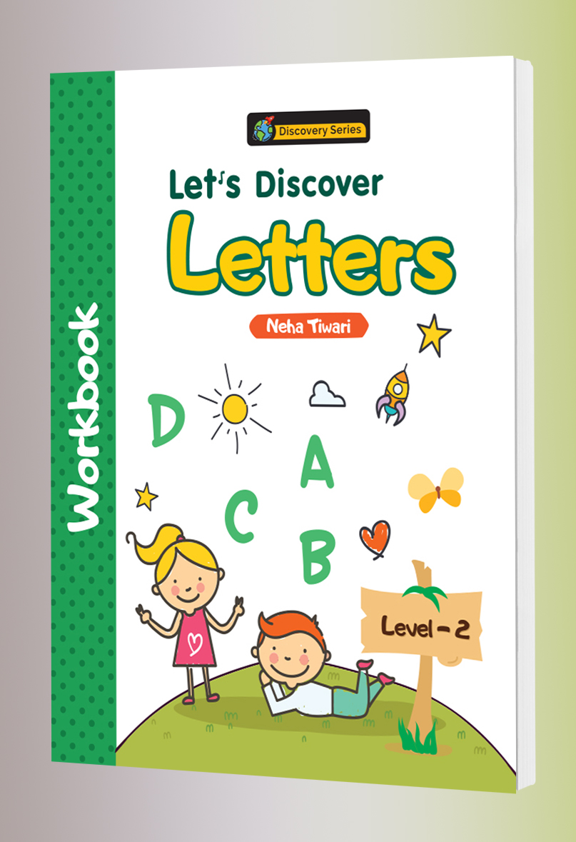 Educart English Lets Discover Letters Workbook for LKG (4-6 Years Kids)