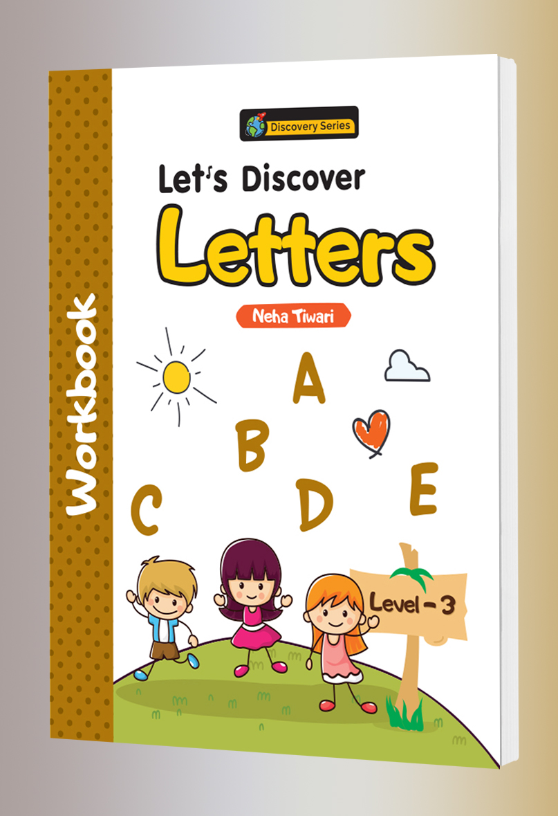 Educart English Lets Discover Letters Workbook for UKG (5-7 Years Kids)