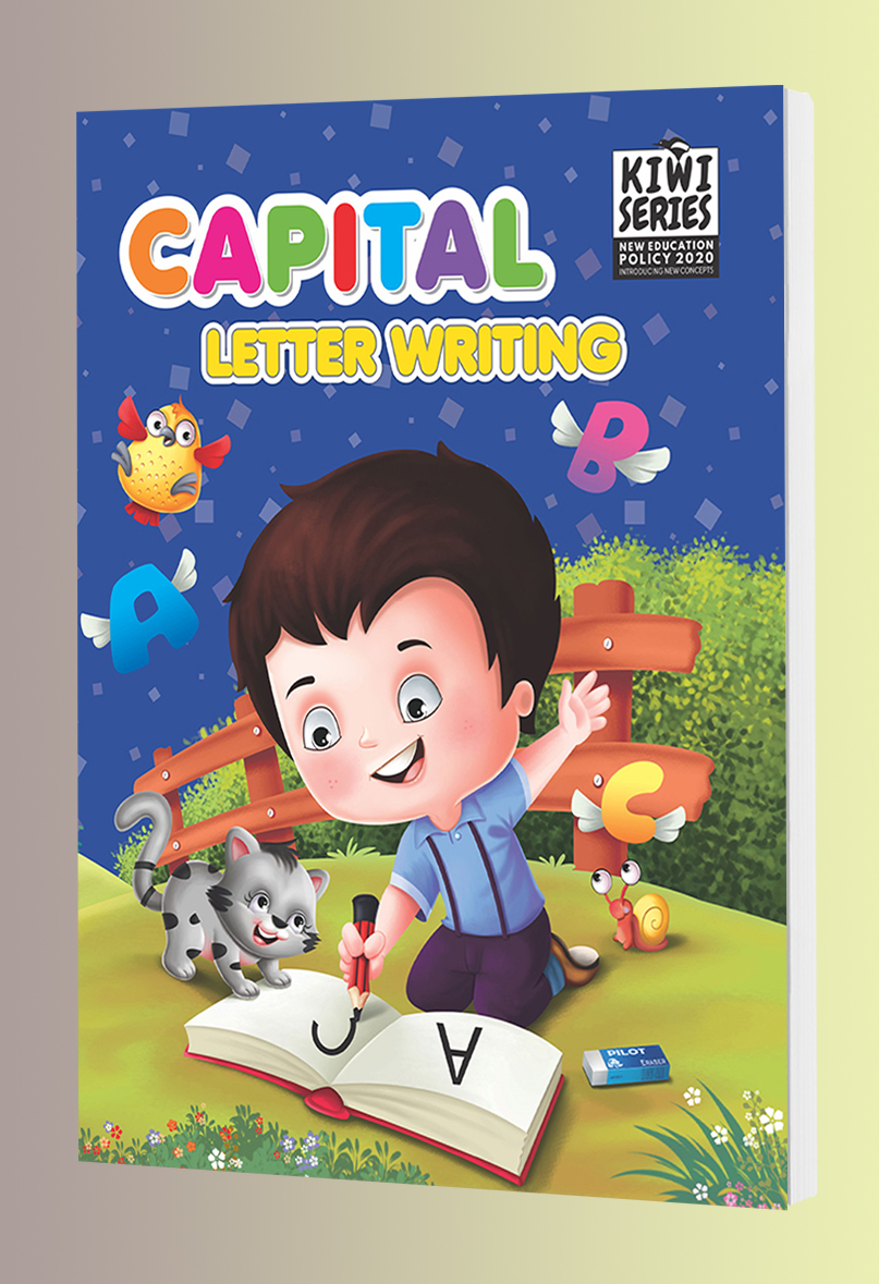 Educart English Capital Letter Writing Book for Nursery (3-5 Years Kids)