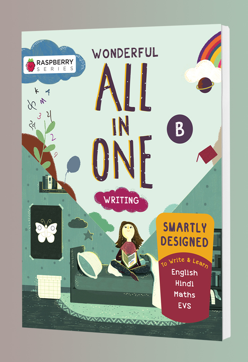 Educart Wonderful All in One Workbook for LKG (4-6 Years Kids)