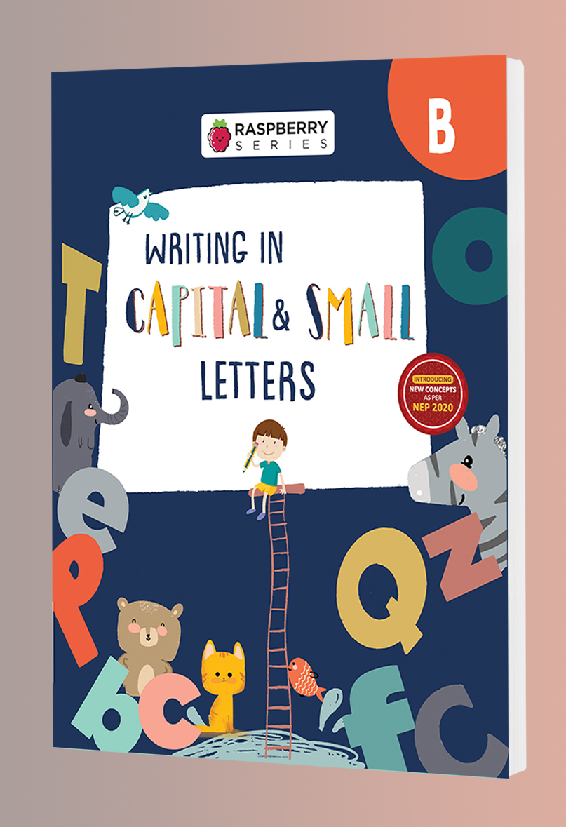 Educart English Capital & Small Letters Writing Book for LKG (4-6 Years ...