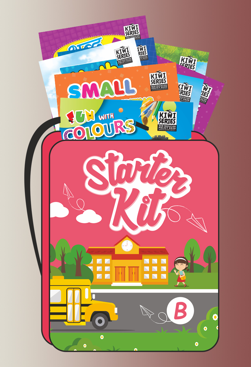 Educart LKG School Kit (School bag+8 books For 3-6 Years ) of English ...