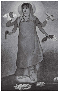 Activity-5. Bharat Mata, Abanindranath Tagore, 1905. Notice that the mother figure here is shown ...