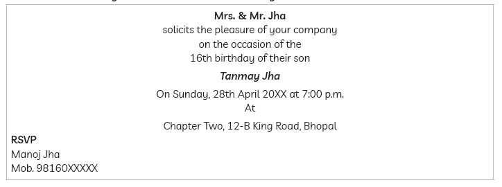 Invitations & Replies: Format, Types, Examples & Practice Questions in PDF