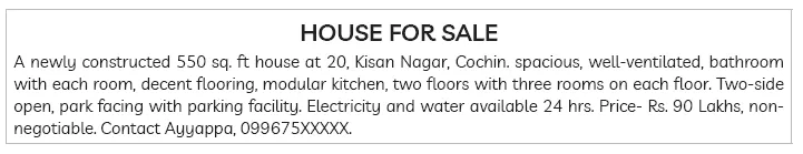 Advertisement writing: Format, Samples, Examples & Practice Questions ...