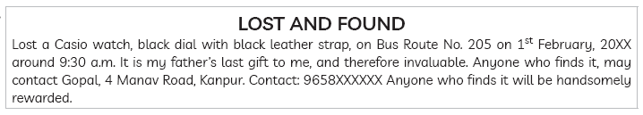 Advertisement writing: Format, Samples, Examples & Practice Questions ...