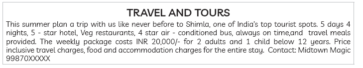 Advertisement writing: Format, Samples, Examples & Practice Questions ...