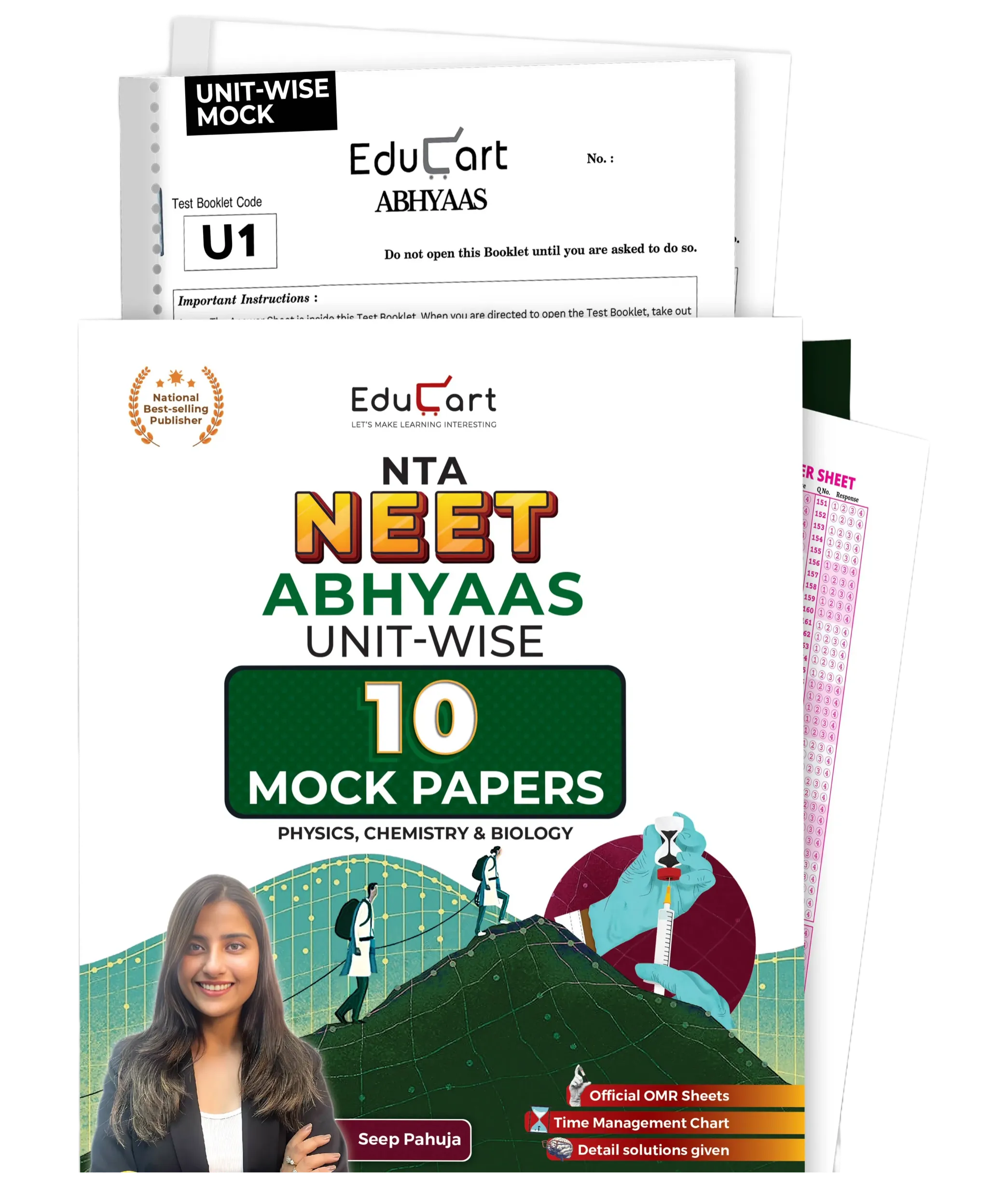 NEET Abhyaas 1-10 Unit-wise Mock Papers 2024 (Detailed Solutions)