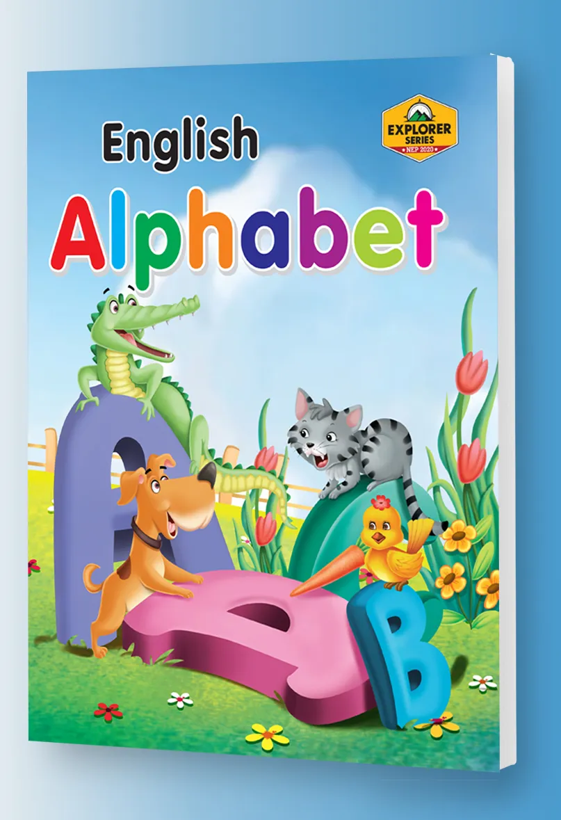 Educart English Alphabet Book for Nursery (3-5 Years Kids)