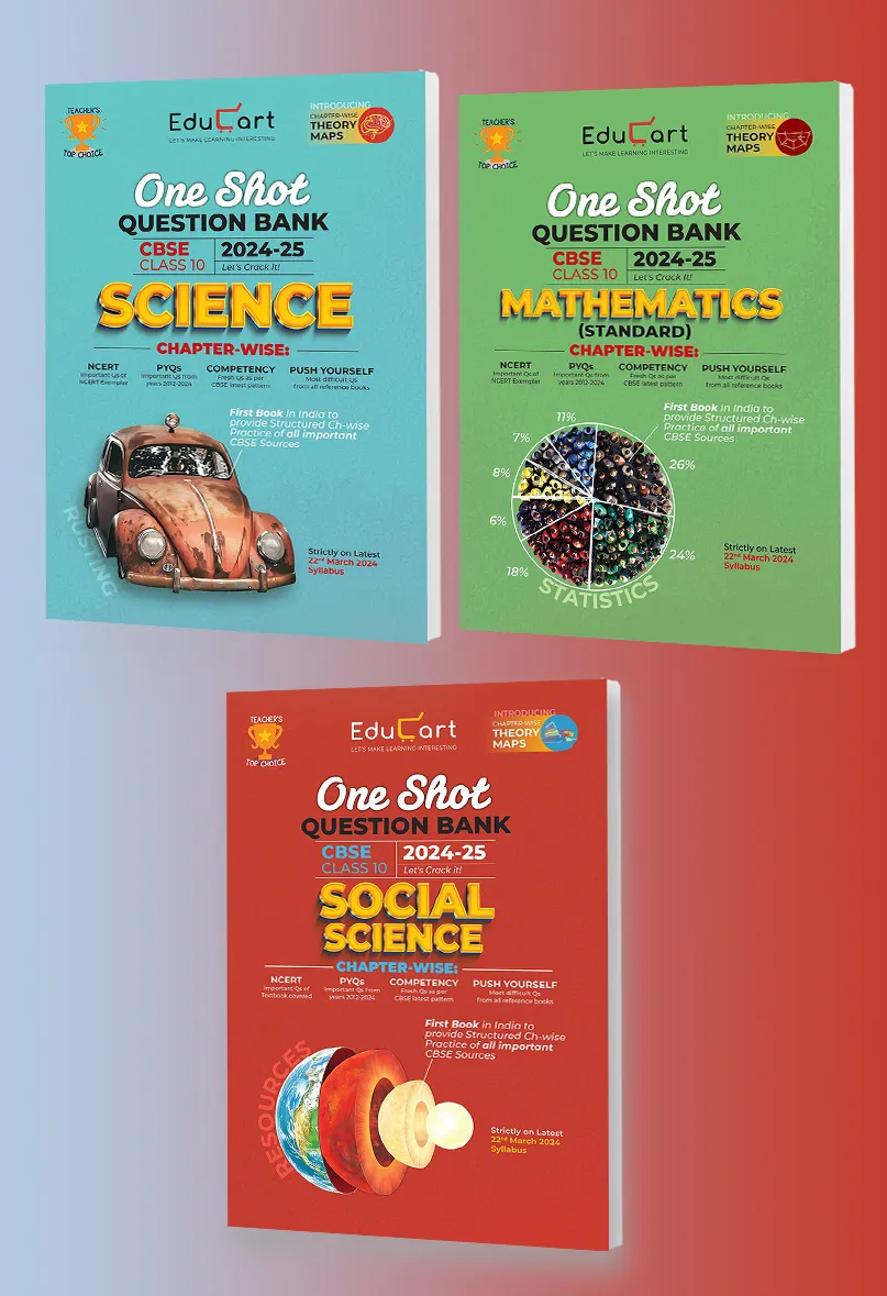 Educart Class 10 Question Banks for CBSE 2024-25 Exams