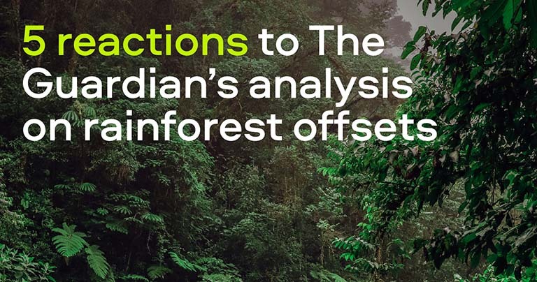 A roundup of 5 responses to The Guardian’s analysis on rainforest offsets