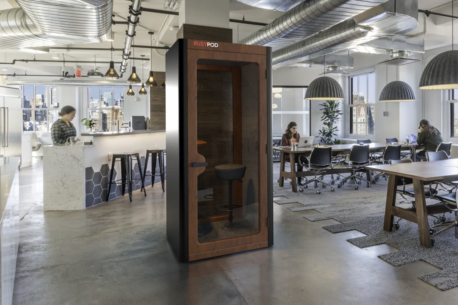 BUSYPOD | Soundproof Phone Booth for the open office