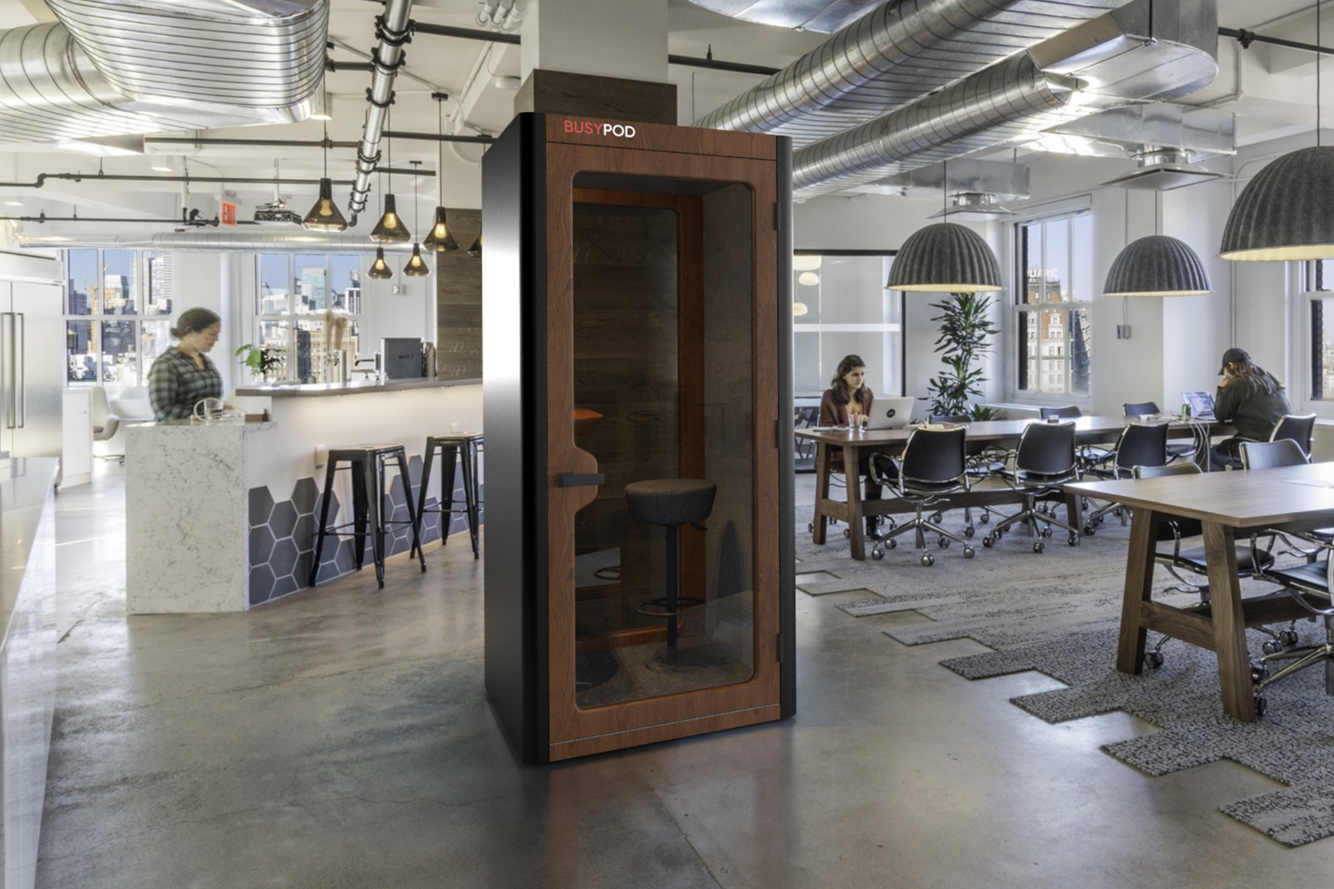 BUSYPOD | Soundproof Phone Booth for the open office