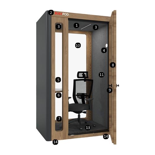 BUSYPOD | Soundproof Compact Work Pod