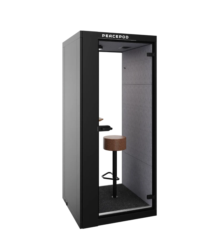Premium Soundproof Office Phone Booth | Peacepod
