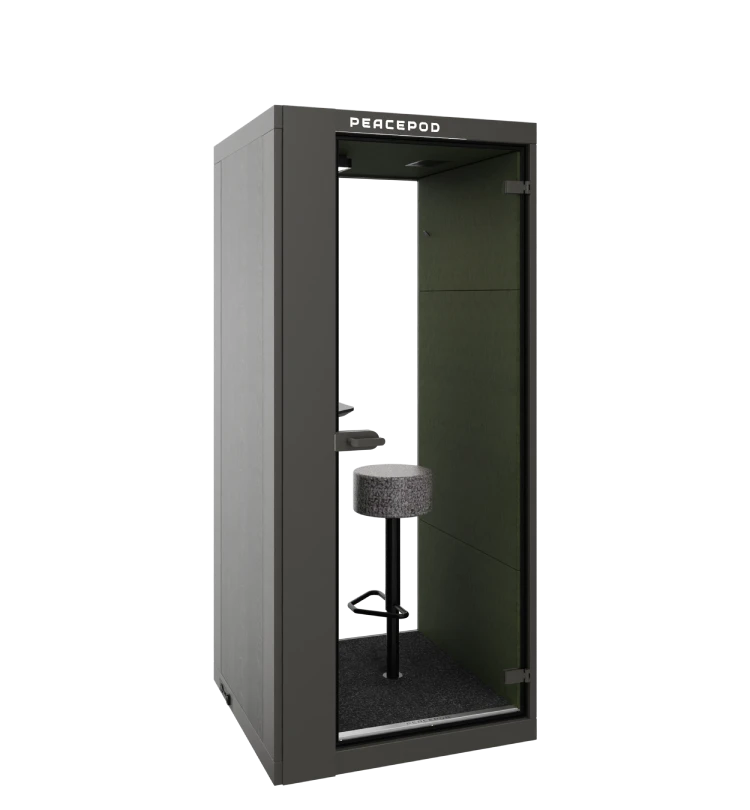 Premium Soundproof Office Phone Booth | Peacepod