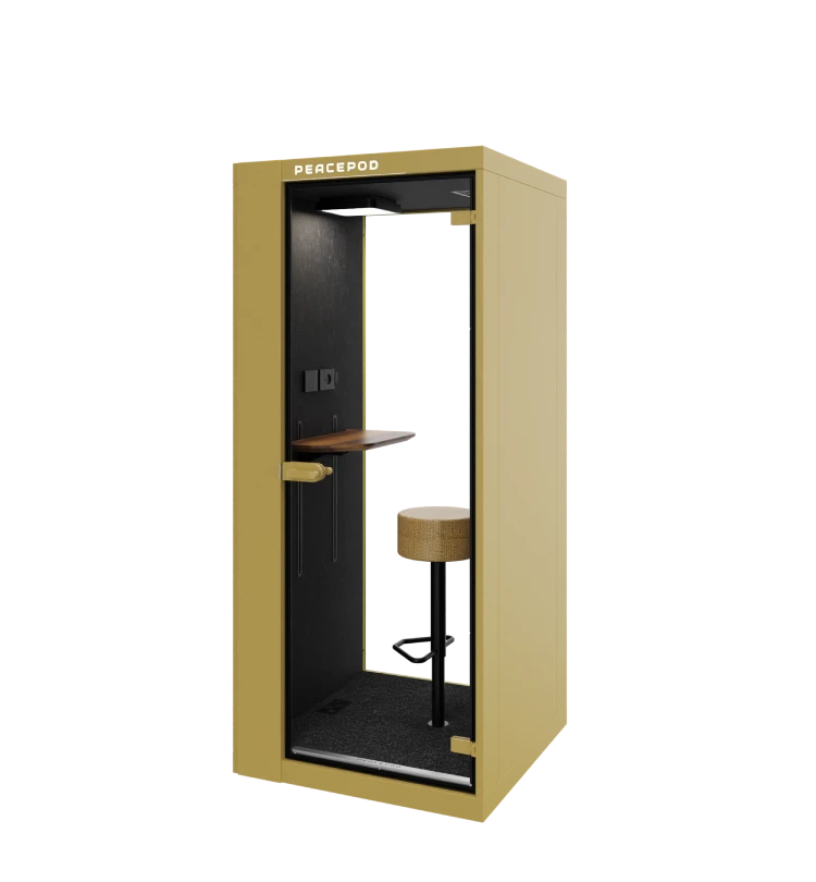 Premium Soundproof Office Phone Booth | Peacepod