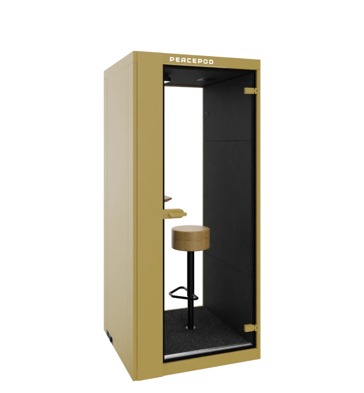 Premium Soundproof Office Phone Booth | Peacepod