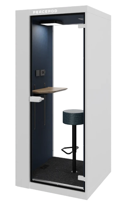 Premium Soundproof Office Phone Booth | Peacepod