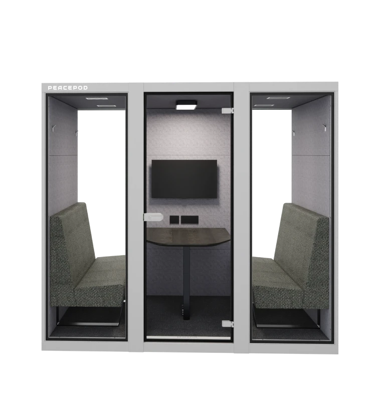 Premium Soundproof 4-person Meeting Room | Peacepod
