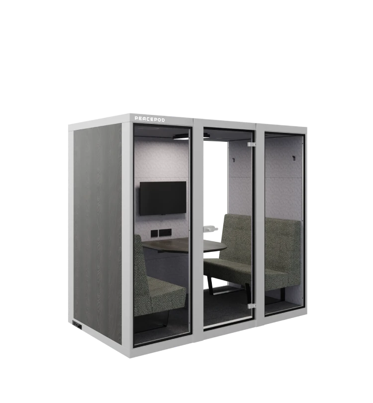 Premium Soundproof 4-person Meeting Room | Peacepod