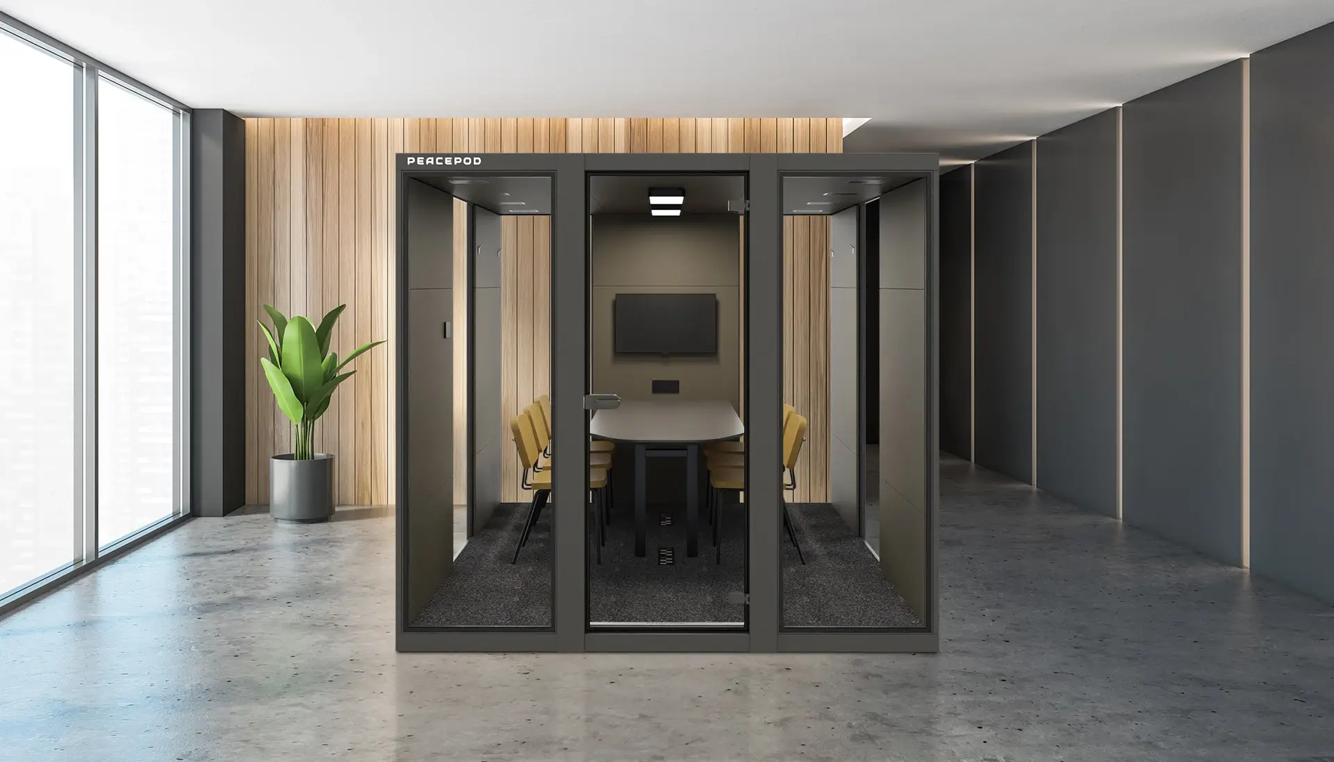 Premium Soundproof XL Office Meeting Pod | Peacepod