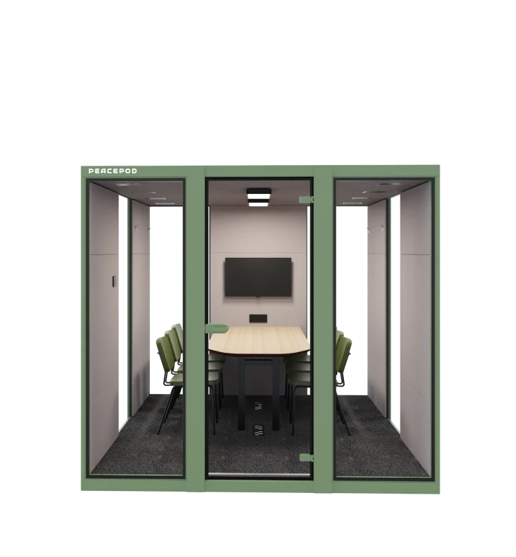 Premium Soundproof XL Office Meeting Pod | Peacepod