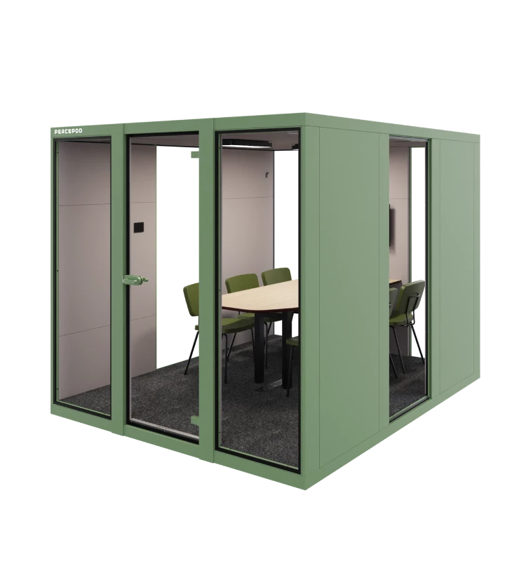 Premium Soundproof XL Office Meeting Pod | Peacepod