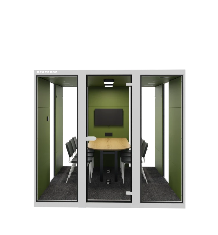 Premium Soundproof XL Office Meeting Pod | Peacepod
