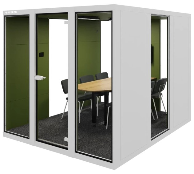 Premium Soundproof XL Office Meeting Pod | Peacepod