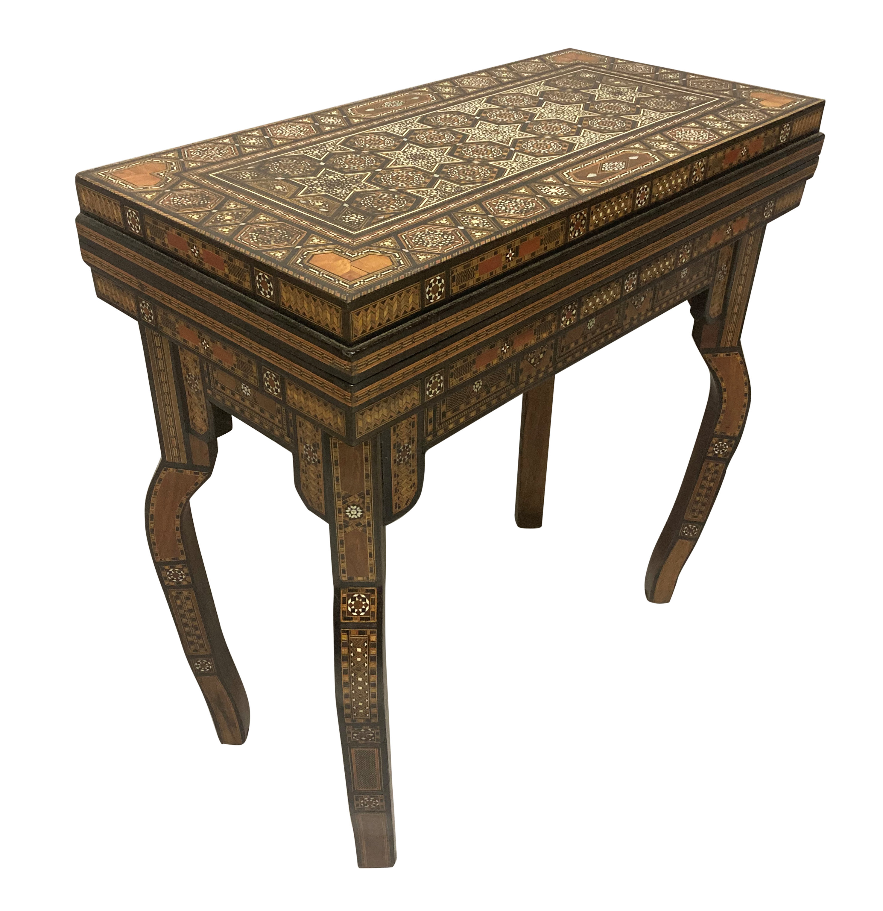 A SYRIAN INLAID GAMES TABLE - Ebury Trading