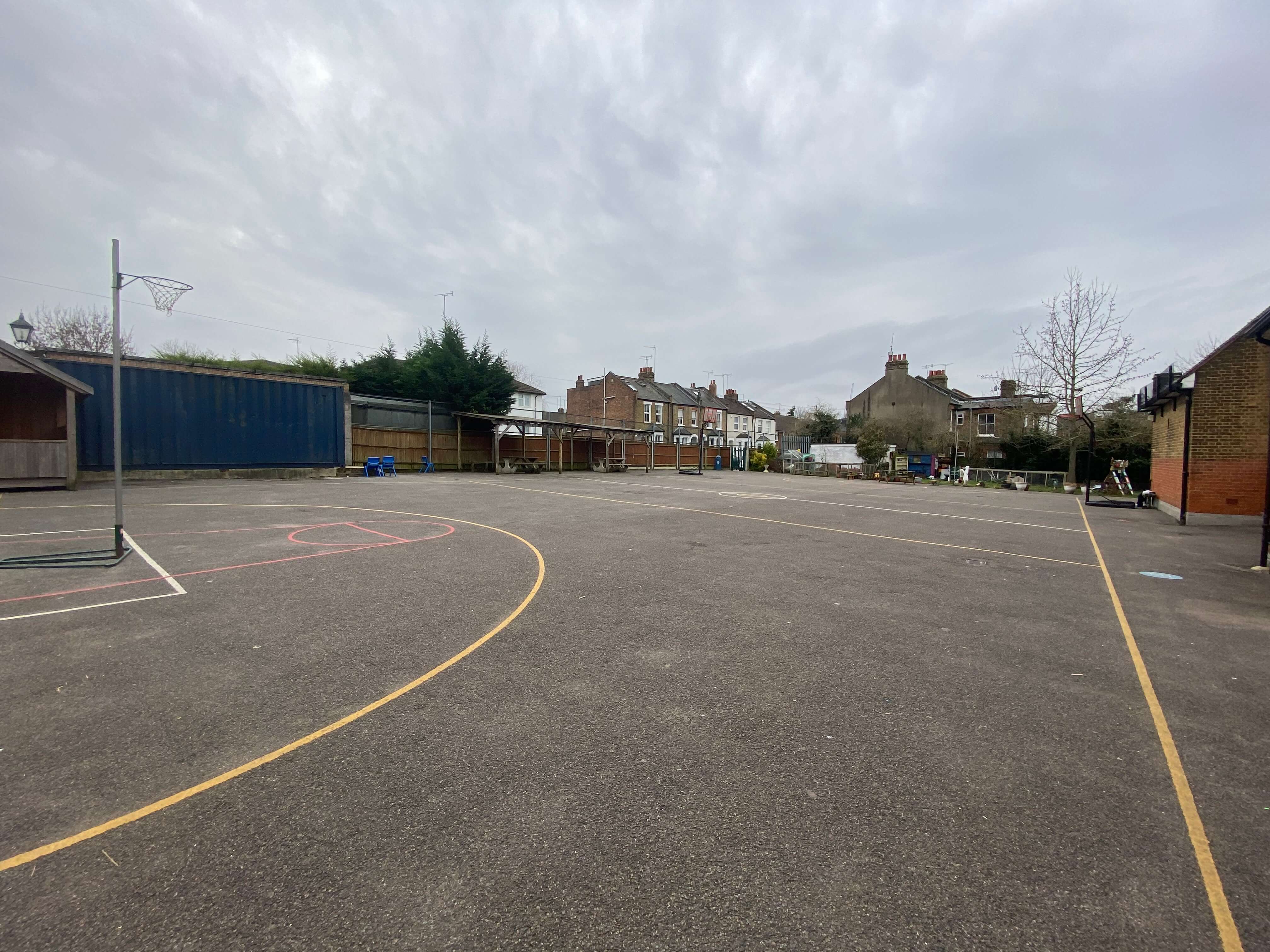Tarmac Courts Hire | Hollickwood Primary School | Sharesy