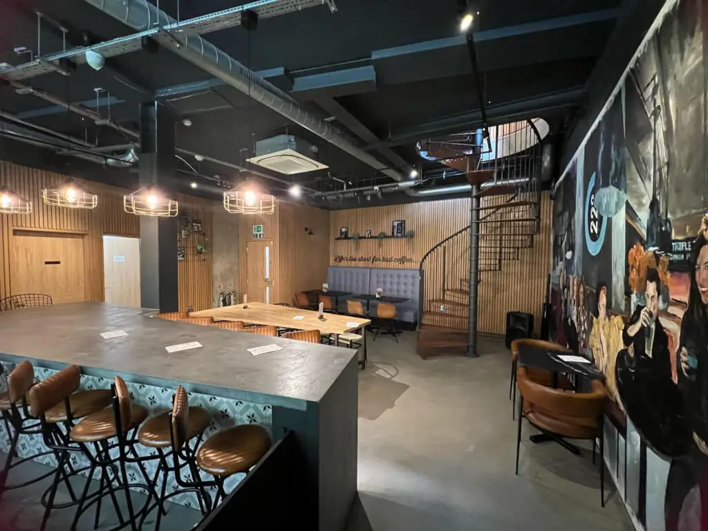 Basement Bar Area Hire | Triple Two Coffee Camden | Sharesy