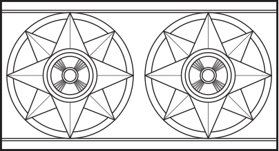 Compass 060 | Architectural Medallion