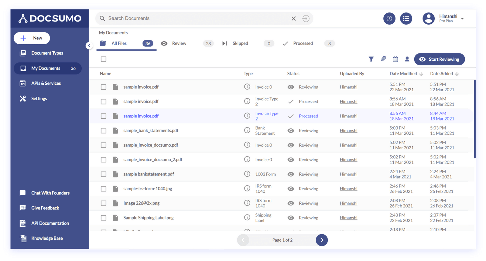 Docsumo - Document AI Platform Built for Scale & Efficiency