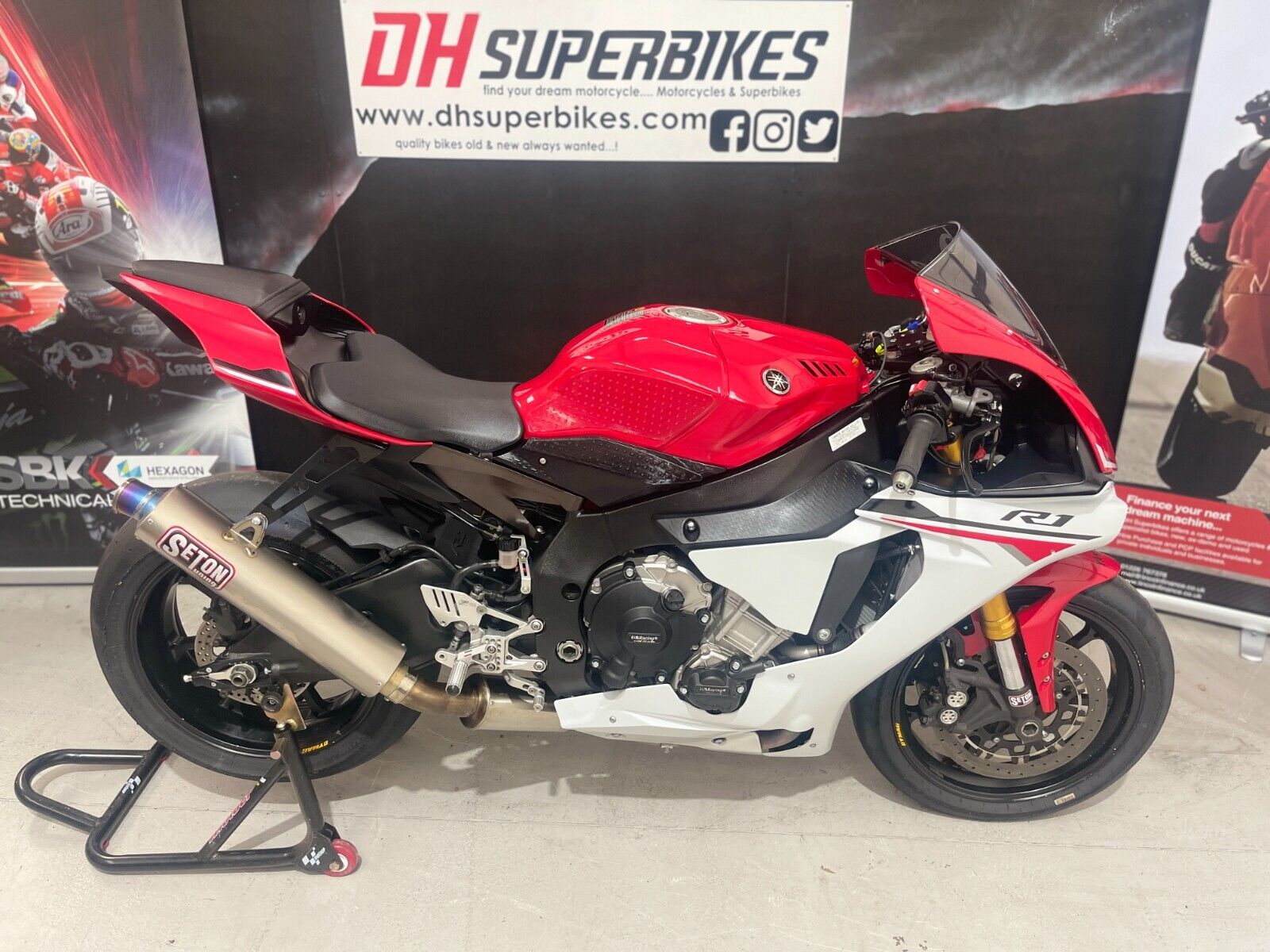 Yamaha R1 2CR Race Track Bike V5 Seton K Tech Translogic 2017 PX DYMAGS ...