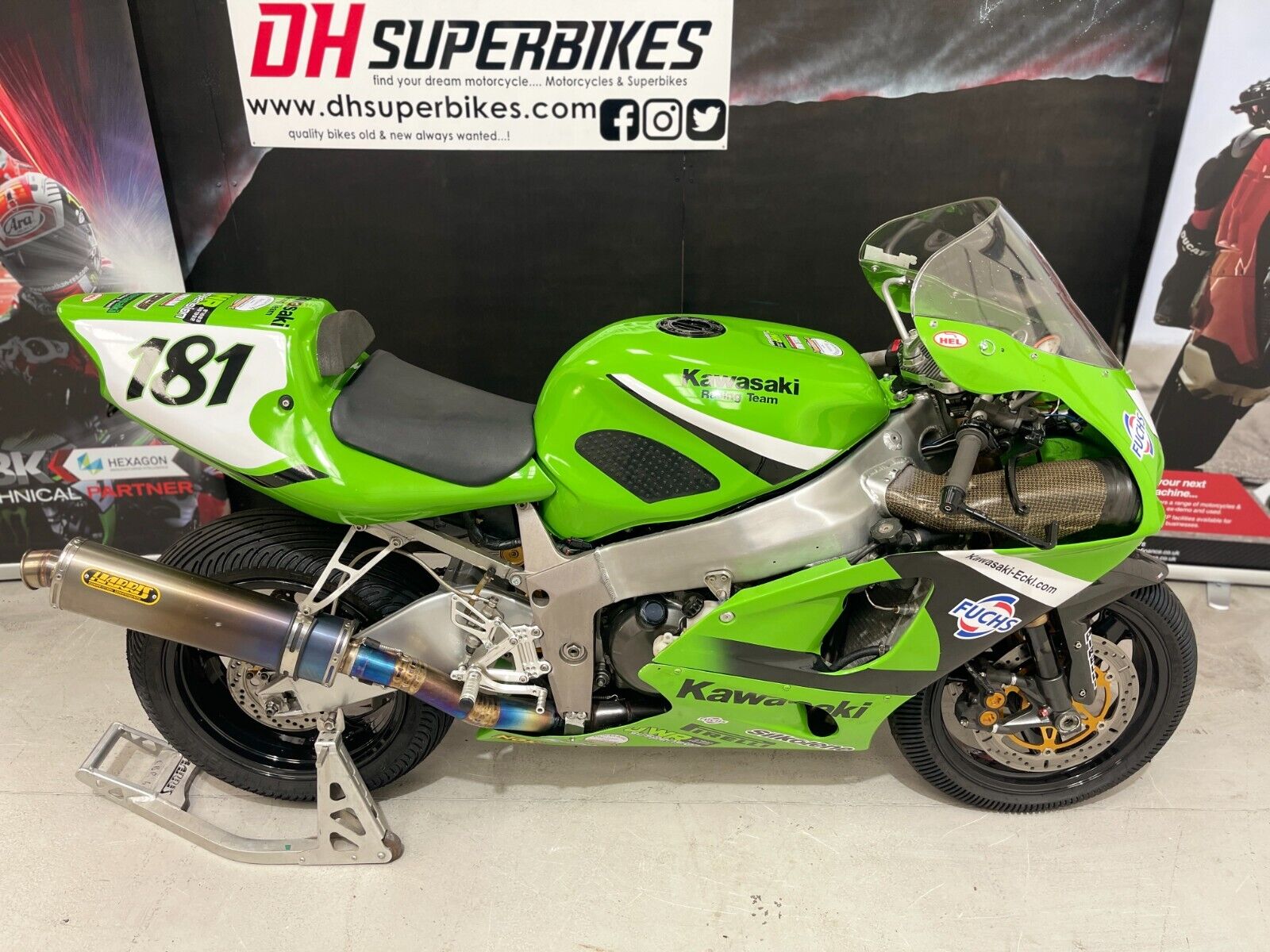 Kawasaki ZX750 1996 Race Track Bike Ohlins Ktech Harris RACEBIKE ...