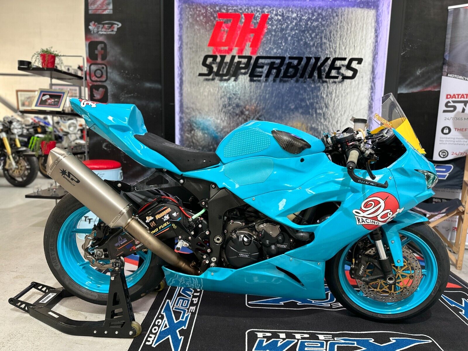 2019 Kawasaki ZX636 Supersport Racebike Trackbike BSB PX Race Track ...