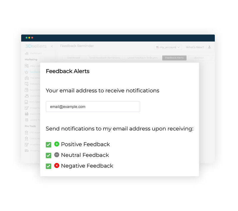 eBay Feedback Reminder | Increase eBay Feedback