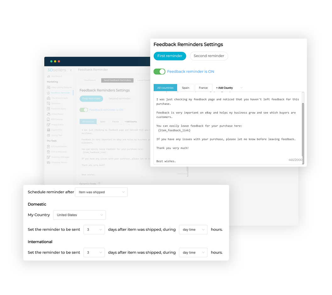 eBay Feedback Reminder | Increase eBay Feedback