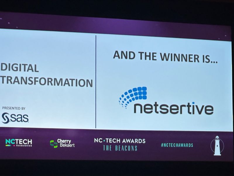 Netsertive Wins 2023 NC Tech Award for Digital Transformation