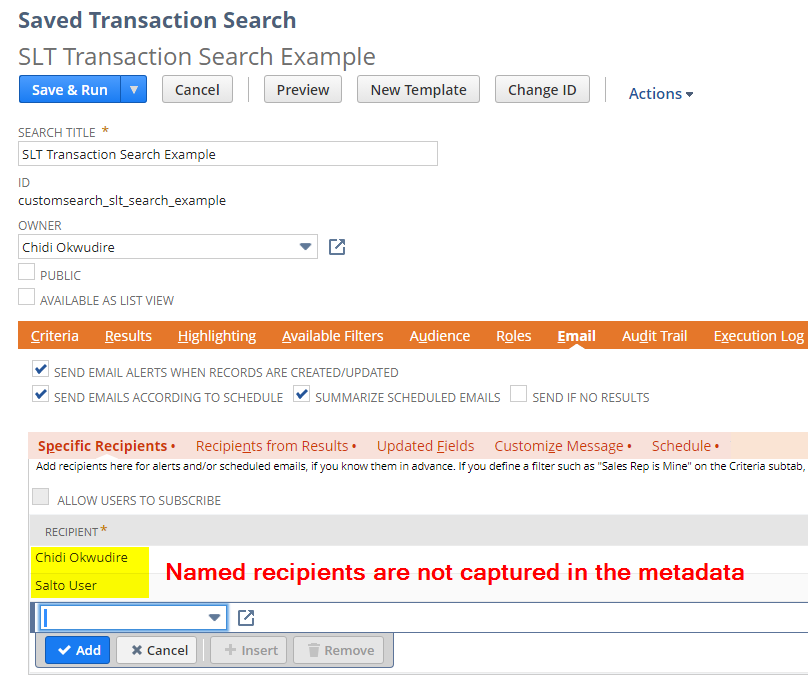 Decode NetSuite Saved Search Metadata: The Why and How